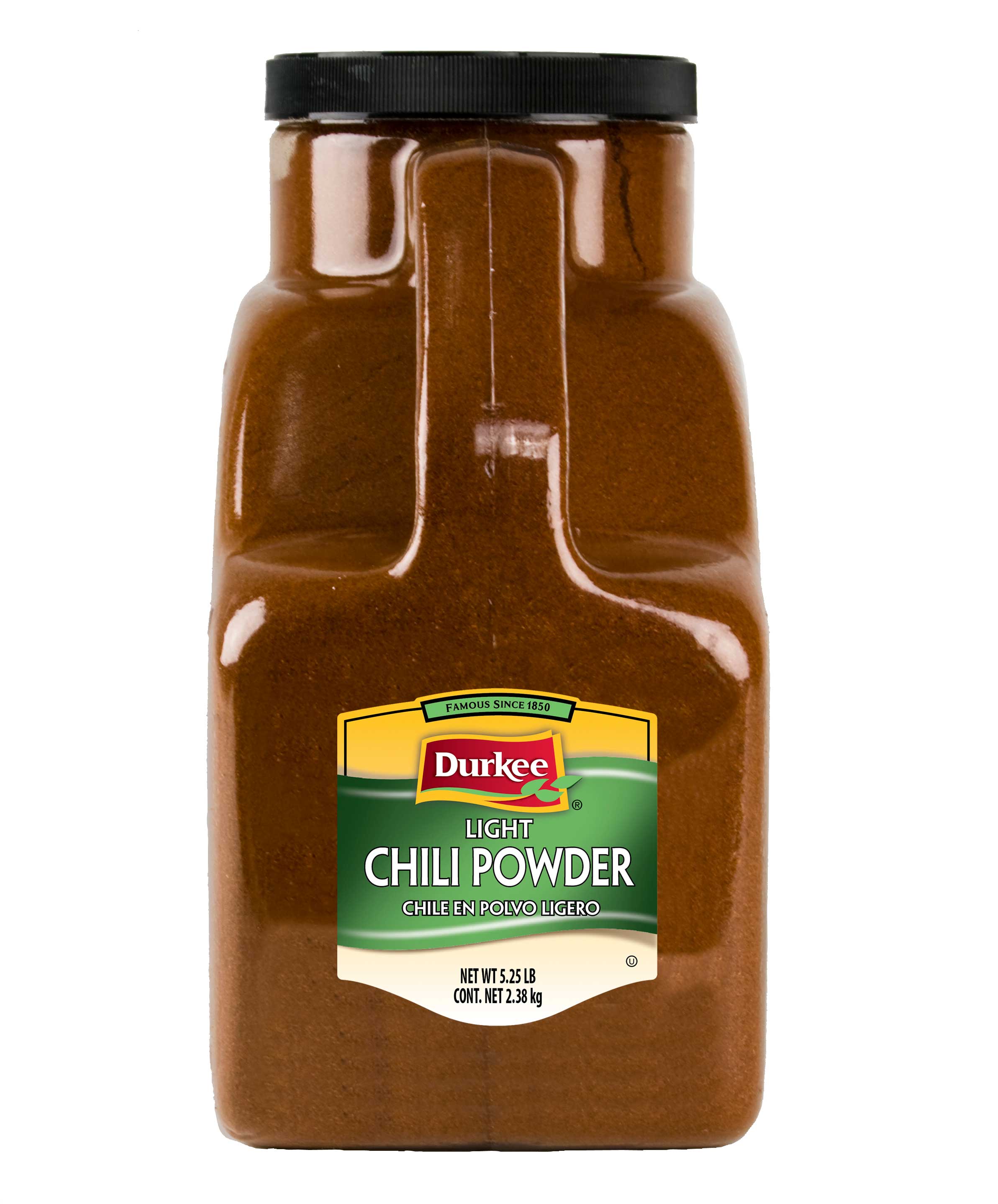 Durkee Light Chili Powder - 5.25 lb. container, 1 per case