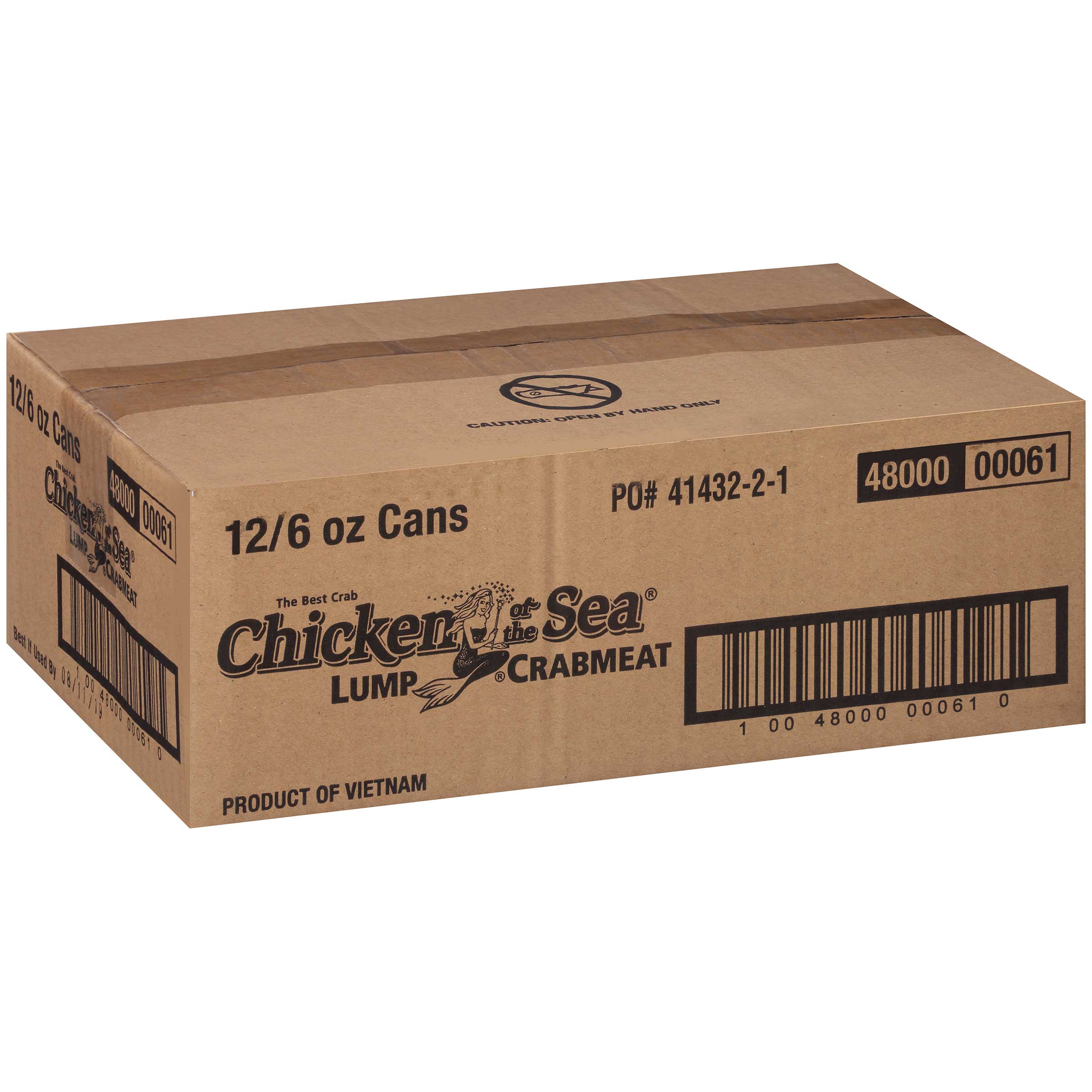 Crab Meat Cans Chicken Of The Sea White Crab Meat - Pack Of 12 Cans ...