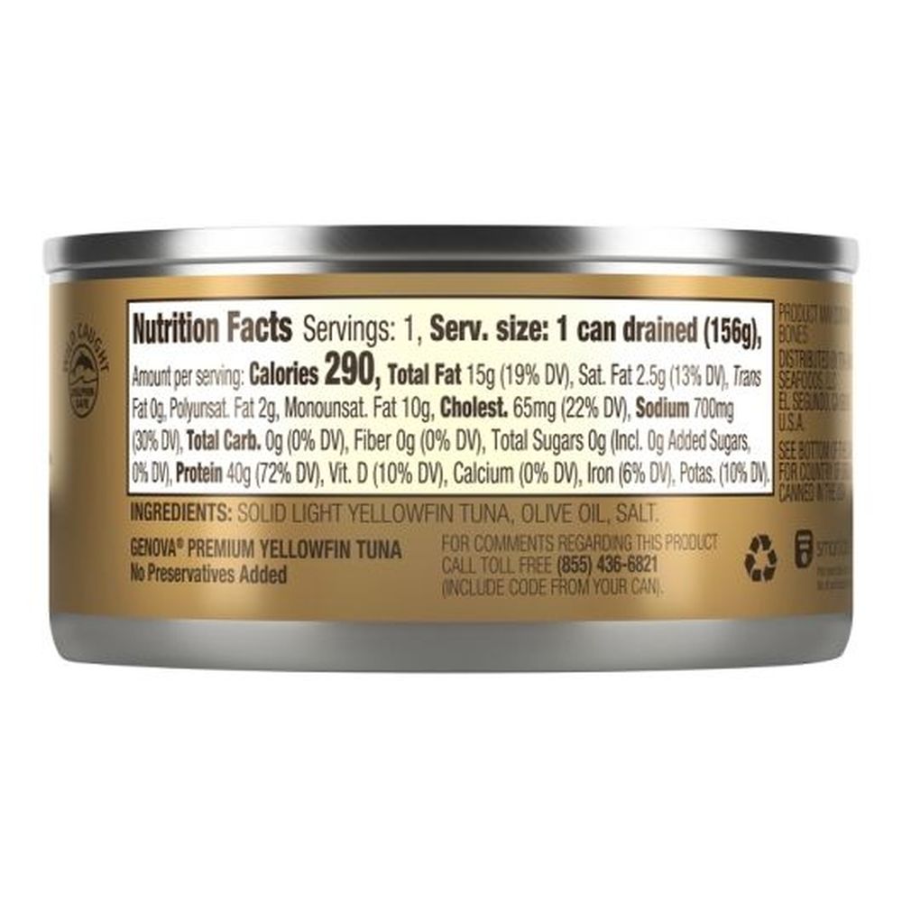 Genova Yellowfin Tuna in Olive Oil, 7 Ounce -- 6 per case