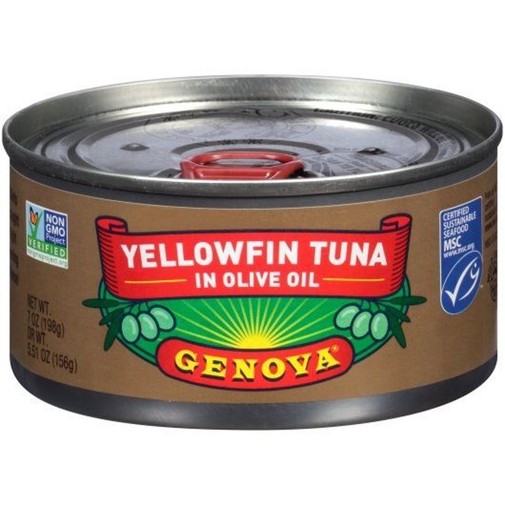 Genova Yellowfin Tuna in Olive Oil, 7 Ounce Can -- 6 per case