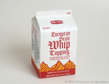 Rich's European Style Non Dairy Whip Topping Case | FoodServiceDirect