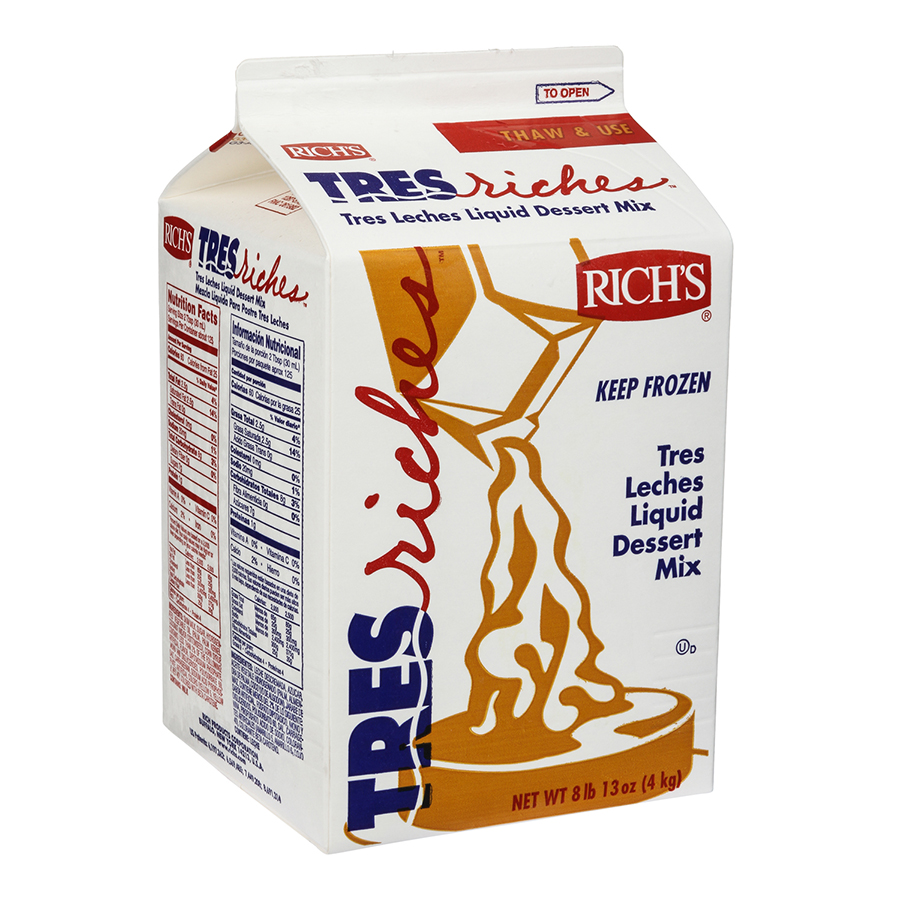 Rich's TRESriches Tres Leches Liquid Dessert Mix Case | FoodServiceDirect