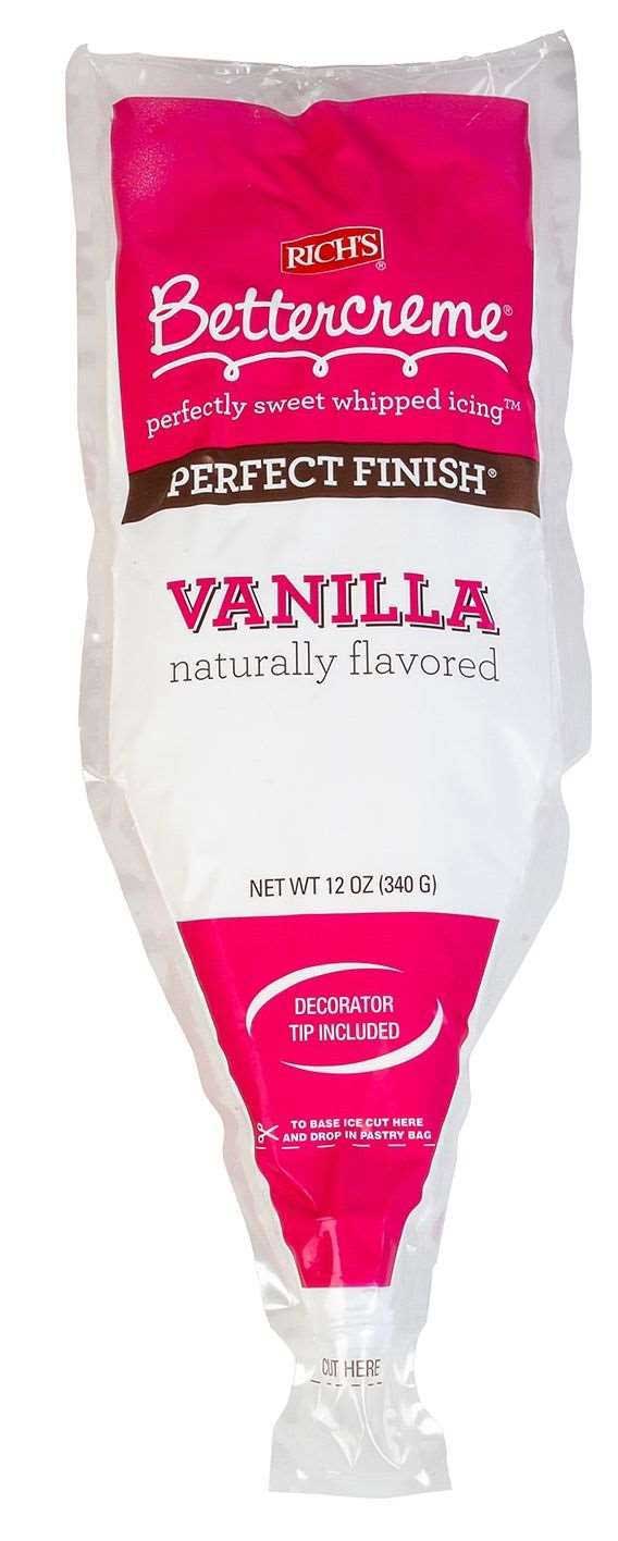 Richs Vanilla Bettercreme Icing, 0.75 Pound -- 15 per case
