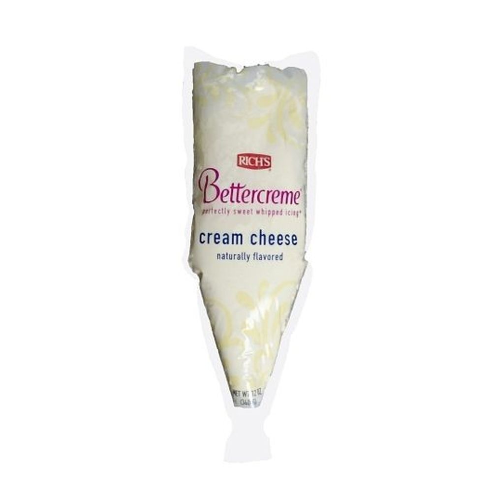 Richs Bettercreme Cream Cheese Naturally Flavored Icing, 0.75 Pound ...