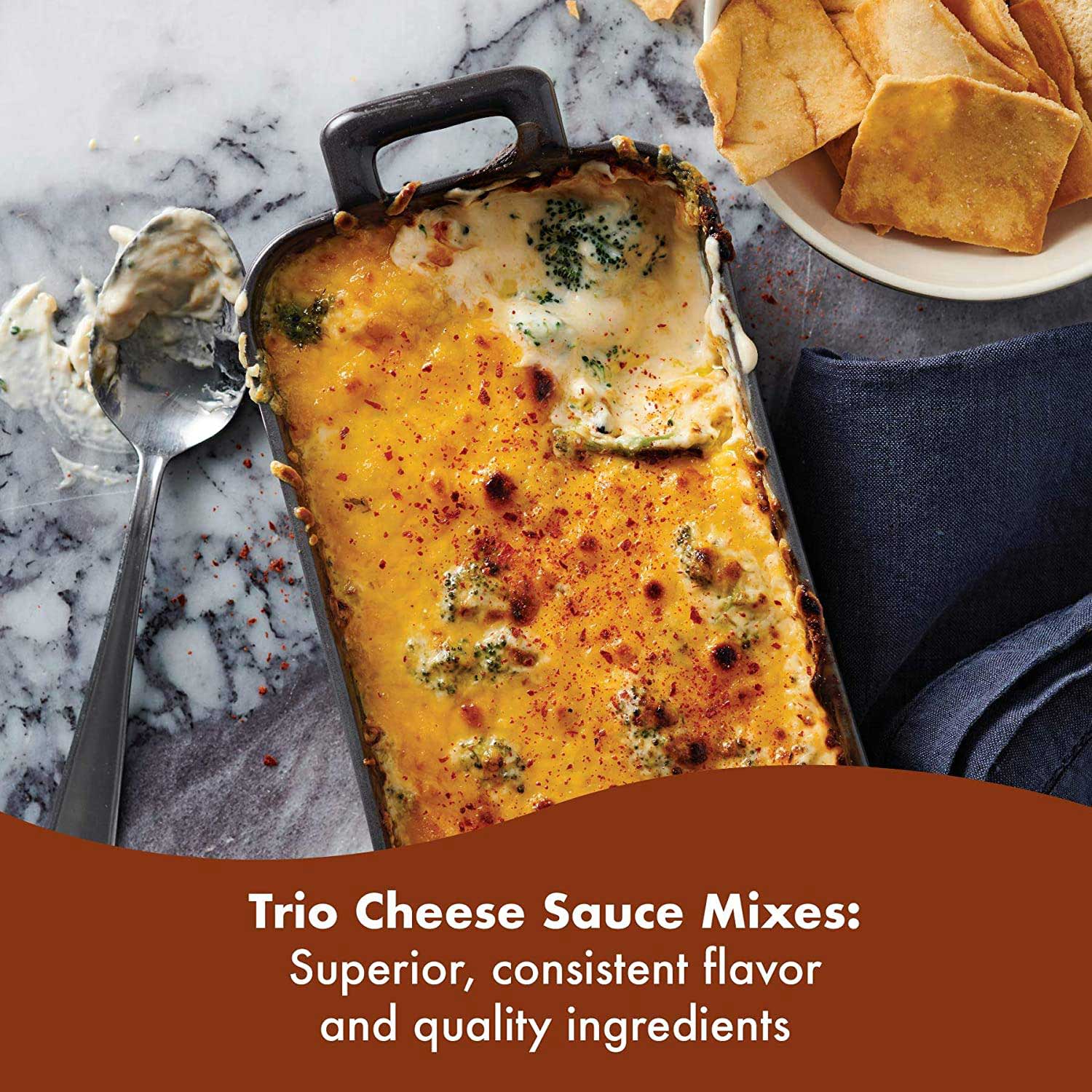 Trio Cheese Sauce Mix Case | FoodServiceDirect