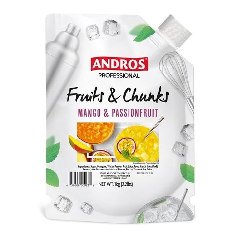 Andros Professional Mango Passionfruit Fruits and Chunks ...