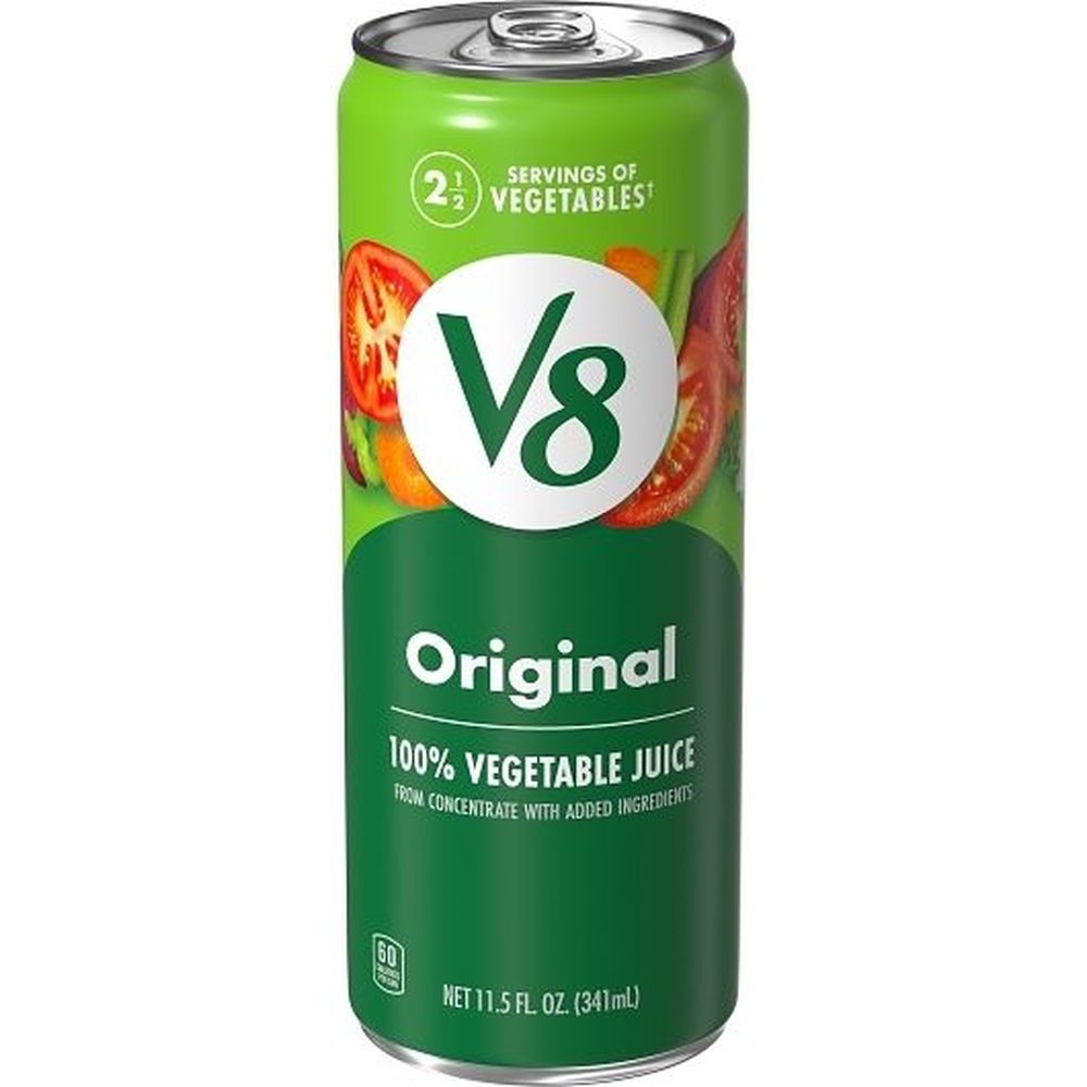 V8 Original 100 Percent Vegetable Juice, 11.5 Fluid Ounce -- 12 per case