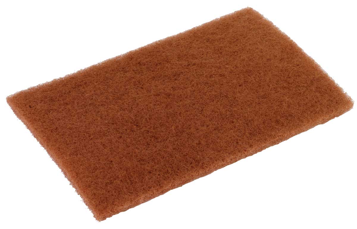 Disco Walnut Brown Scouring Pad, 6 x 9 inch -- 20 per case ...