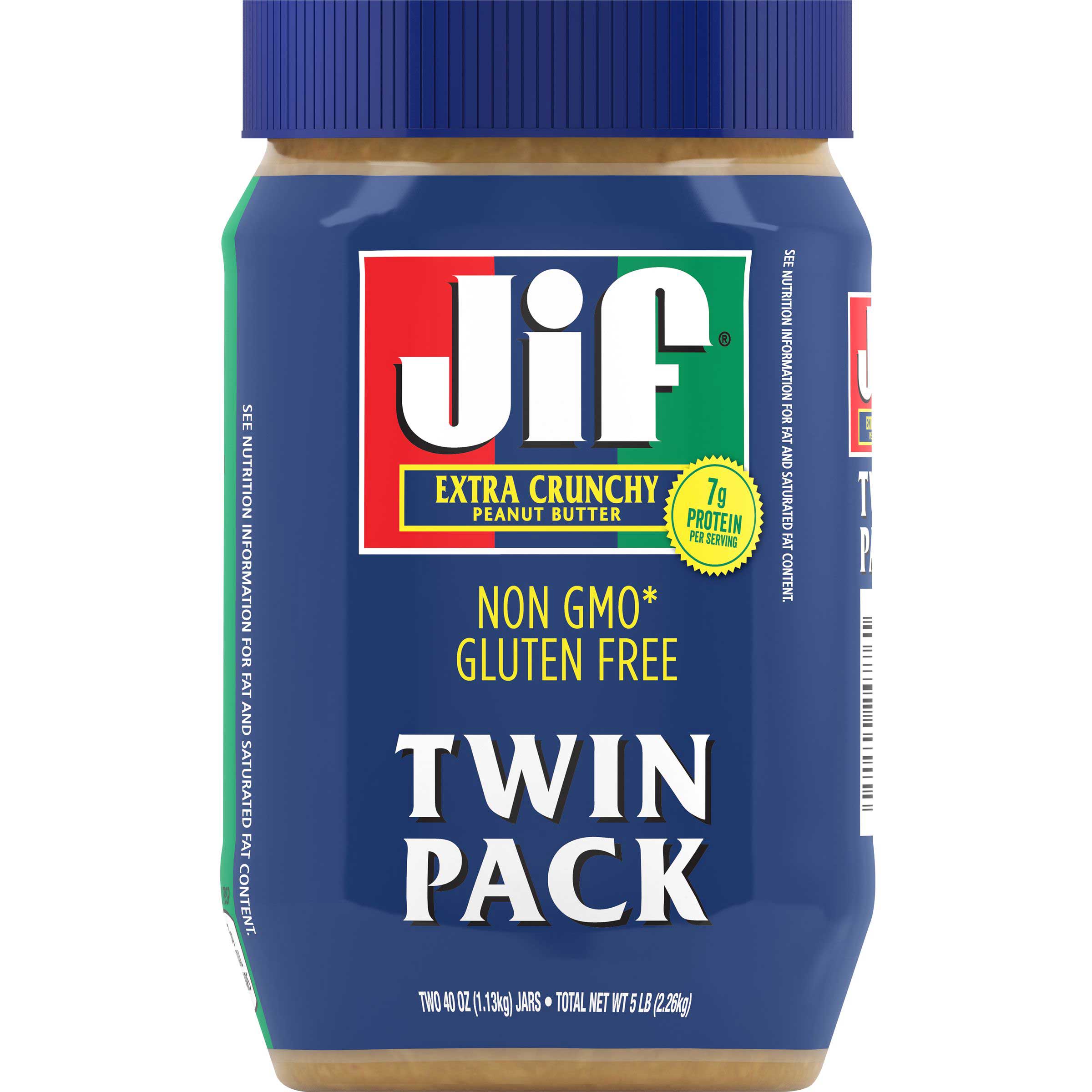 Jif Extra Crunchy Peanut Butter - Twin Pack Case | FoodServiceDirect