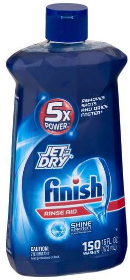 Reckitt Benckiser Jet Dry Original Rinse Agent Liquid, 16 Ounce -- 6 ...