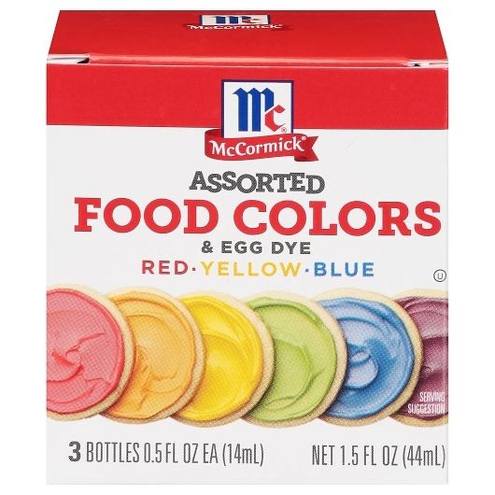 Mccormick Assorted Food Colors Kit, 1.5 Fluid Ounce -- 8 per case