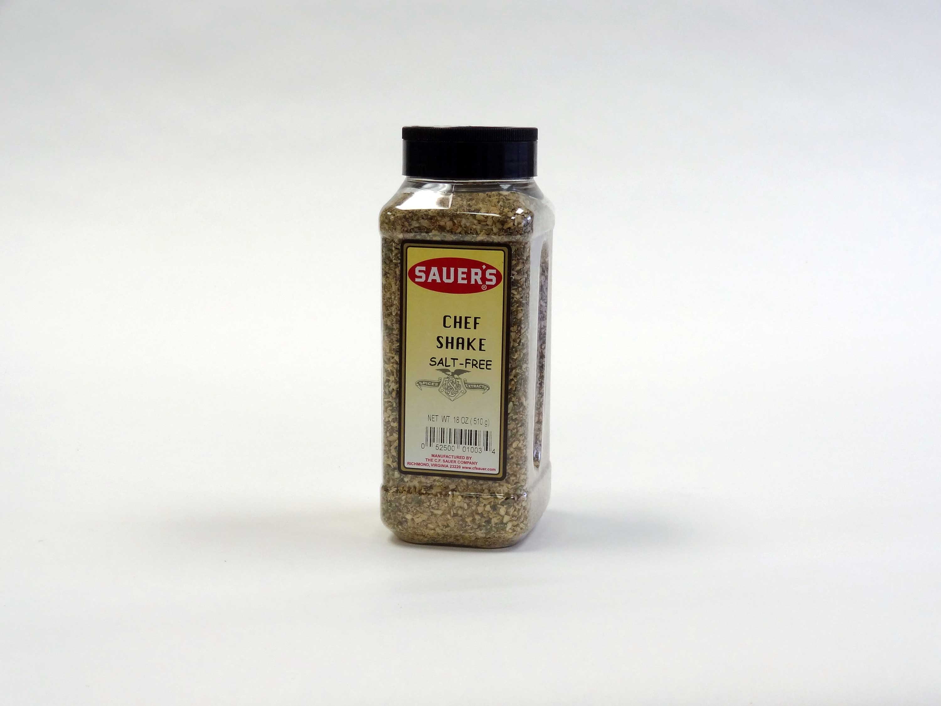 C.F. Sauer Foods All Purpose Chef Shake Salt Free Spice, 18 Ounce -- 6 ...