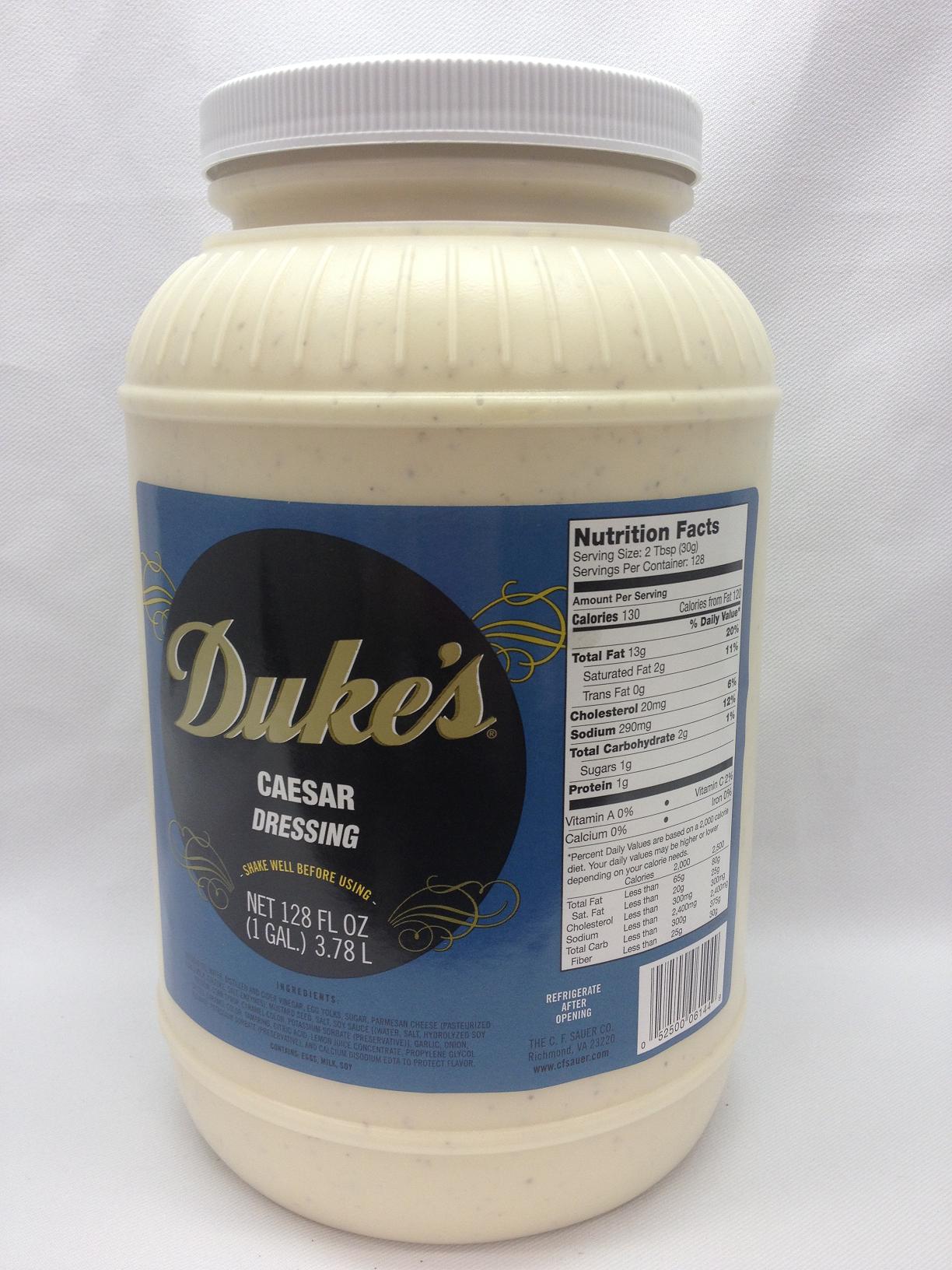 Dukes Caesar Dressing, 1 Gallon -- 4 per case. | FoodServiceDirect.com ...