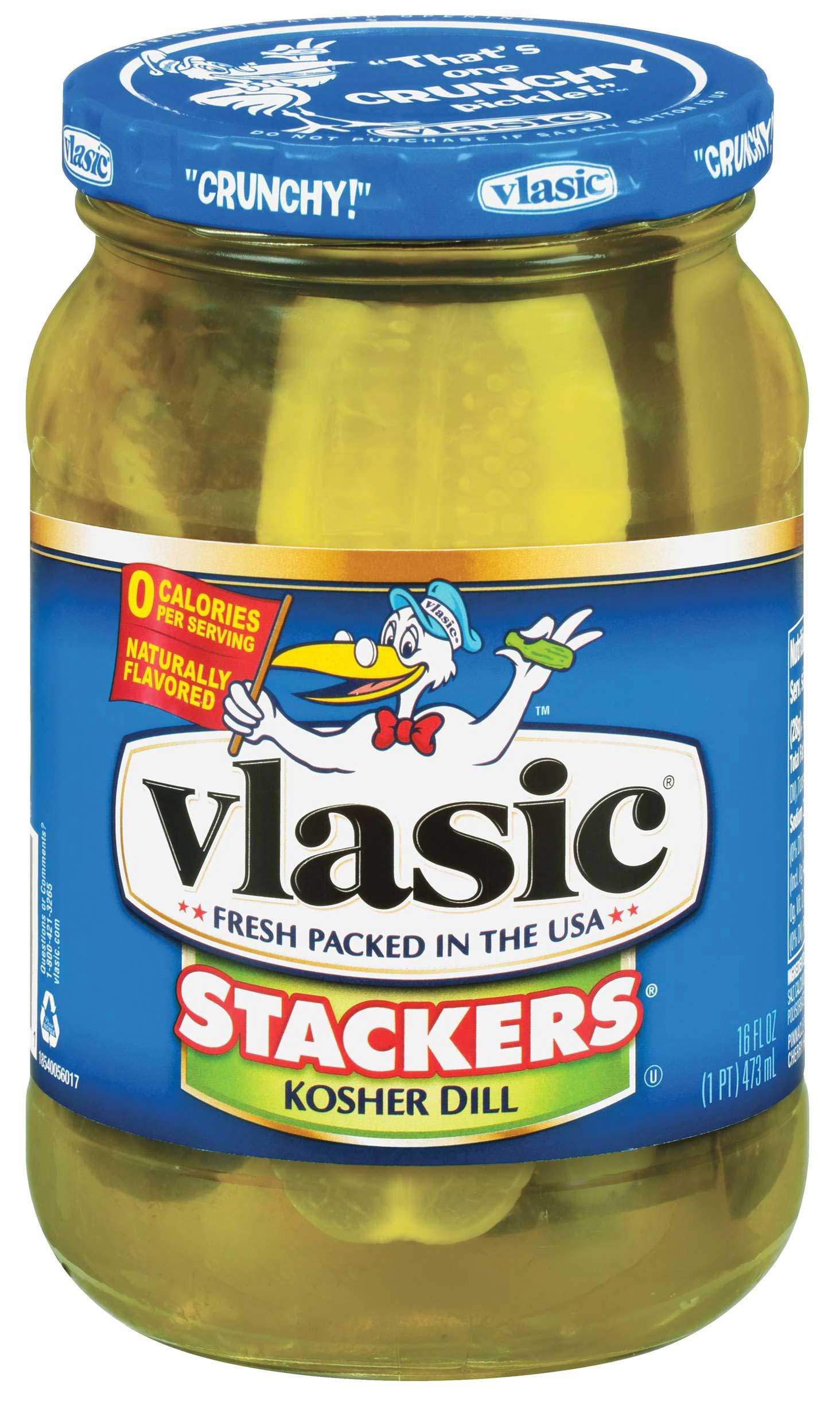 Vlasic Mms Kosher Dill Stacker, 16 Fluid Ounce -- 6 per case