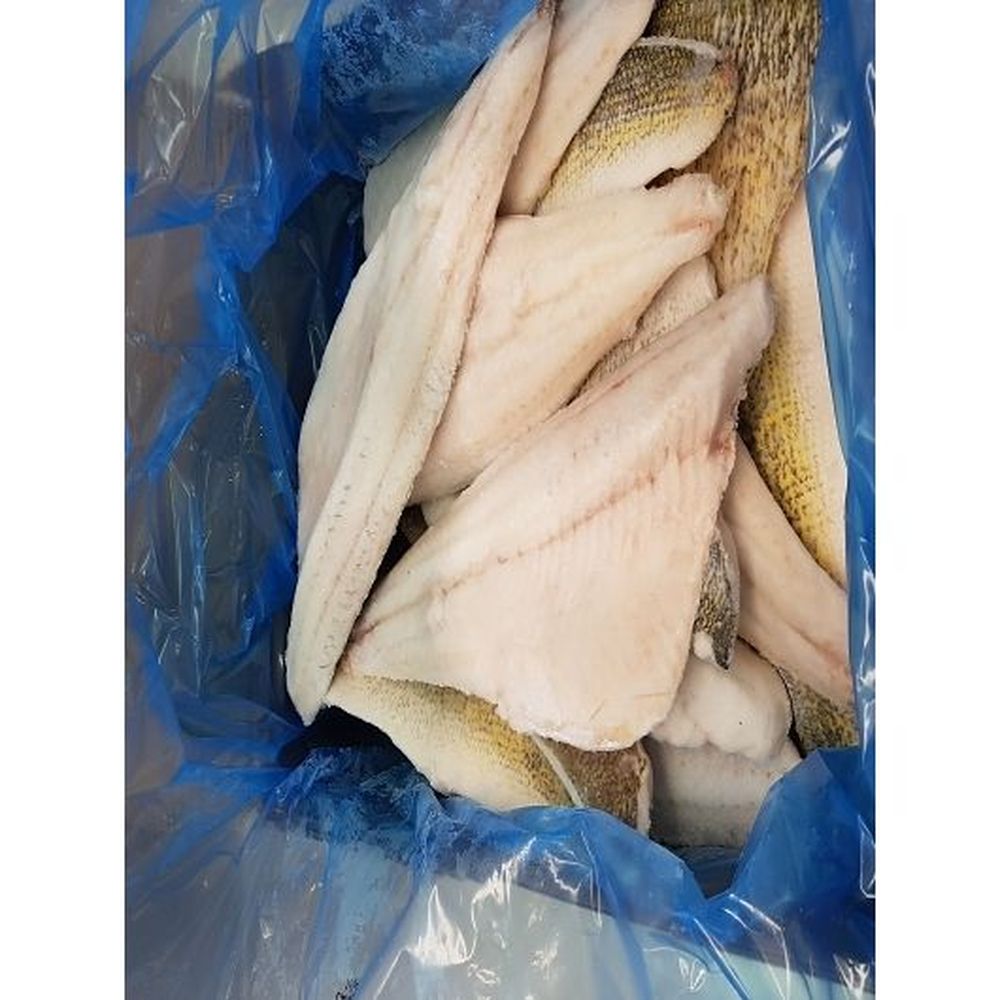 Freshwater Fish Individually Quick Frozen 10-12 Ounce Skin On Walleye ...