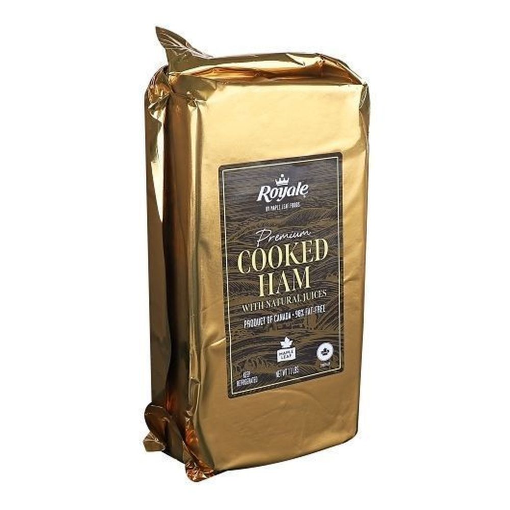 Maple Leaf Royale Cooked Gold Foil Ham, 11 Pound -- 4 per case
