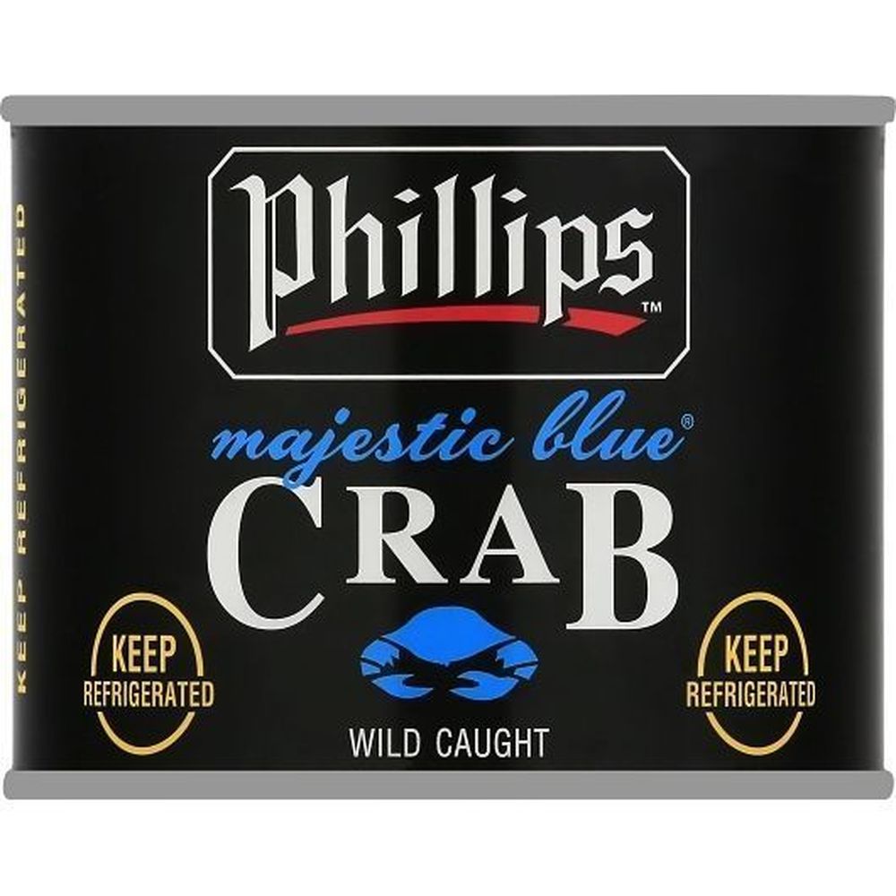 Phillips Foods Majestic Blue Lump Crab Meat Case | FoodServiceDirect