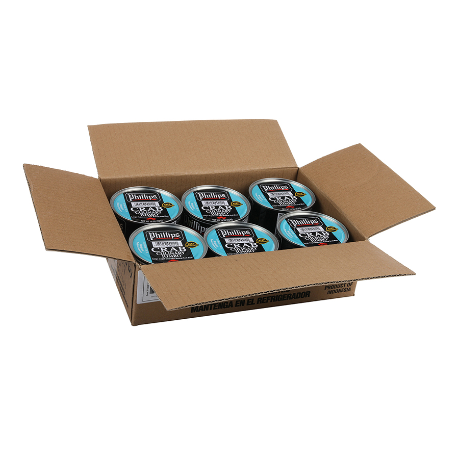 Phillips Foods Culinary Jumbo Crab Meat Case | FoodServiceDirect