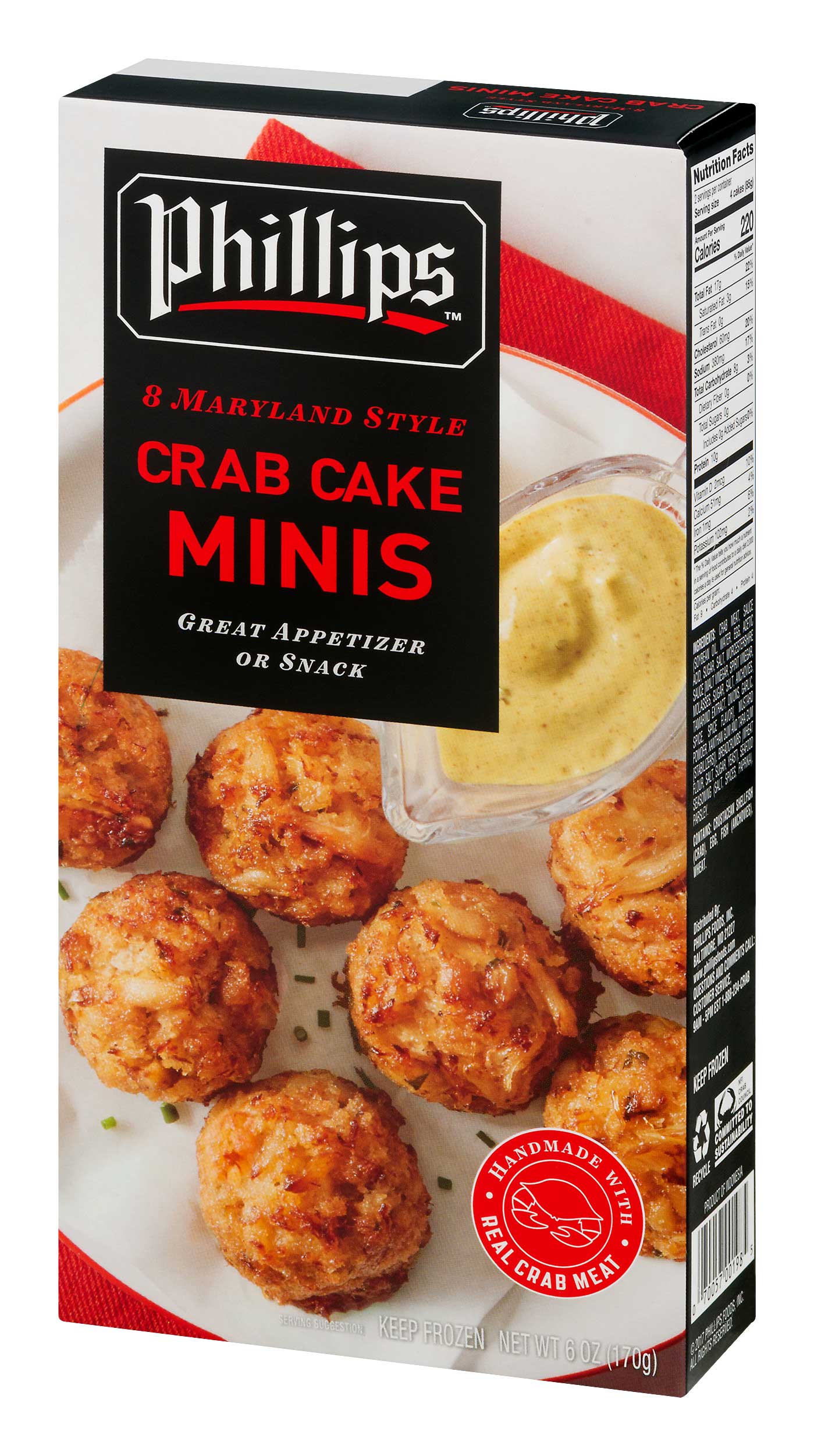 Phillips Maryland Style Crab Cake Minis Case | FoodServiceDirect