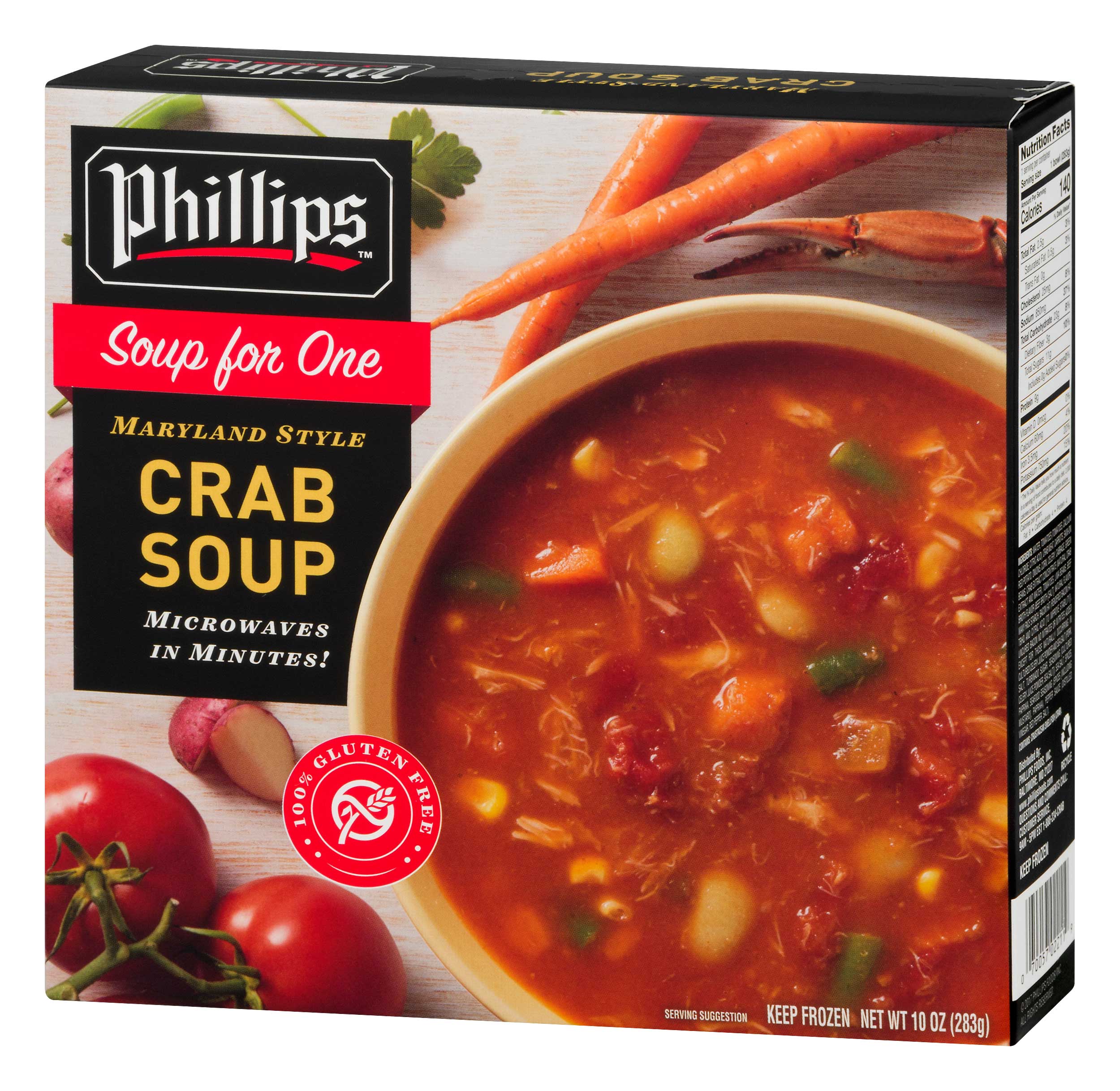 Phillips Foods Maryland Style Crab Soup, 10 Ounce -- 12 per case.