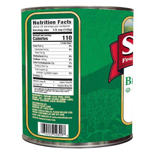 Stokely's Finest Fancy Black Beans, 108 Ounce -- 6 per case