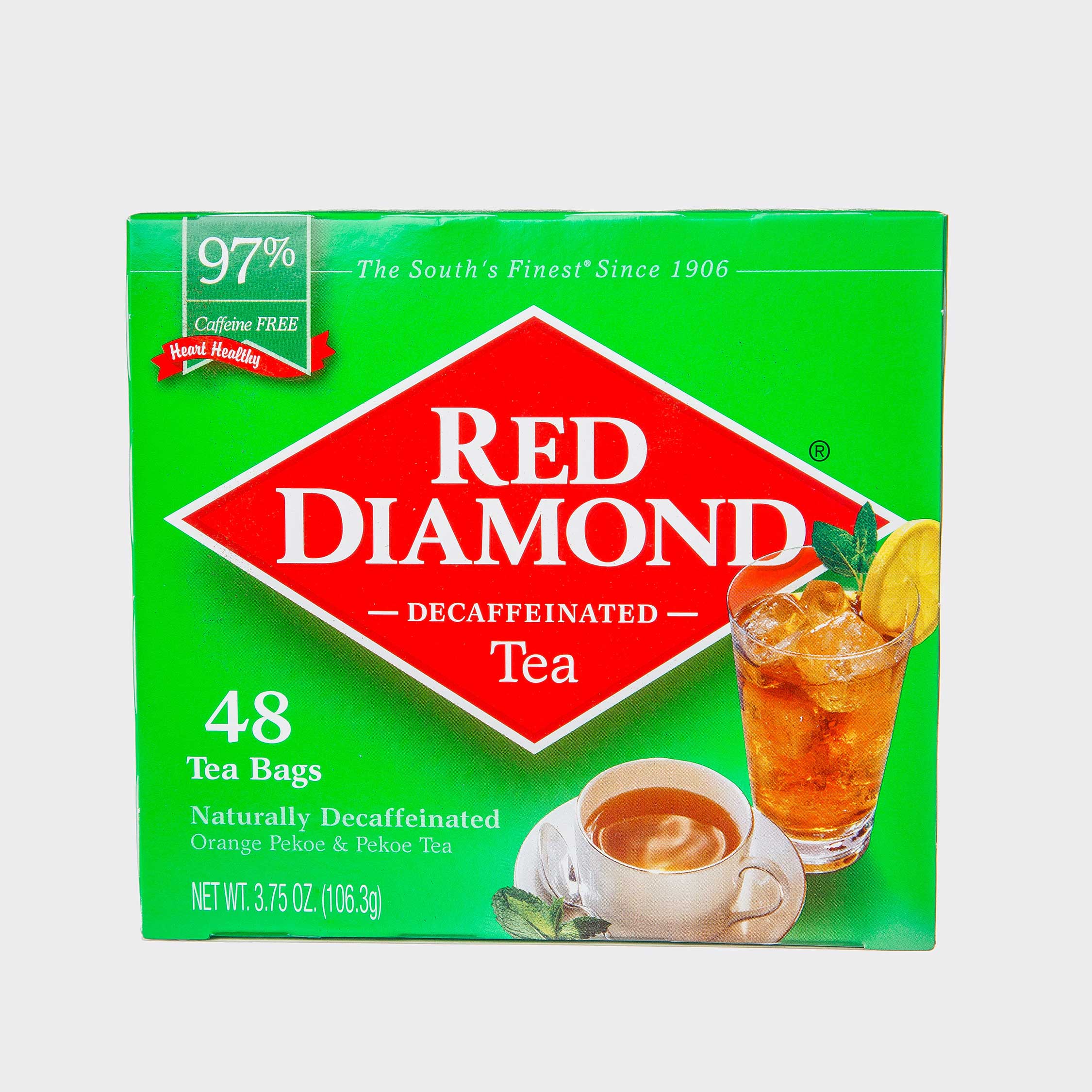 Red Diamond Decaffeinated Tea, 48 tea bags per pack -- 12 per case ...