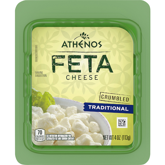 Athenos Traditional Crumbled Feta Cheese Case | FoodServiceDirect
