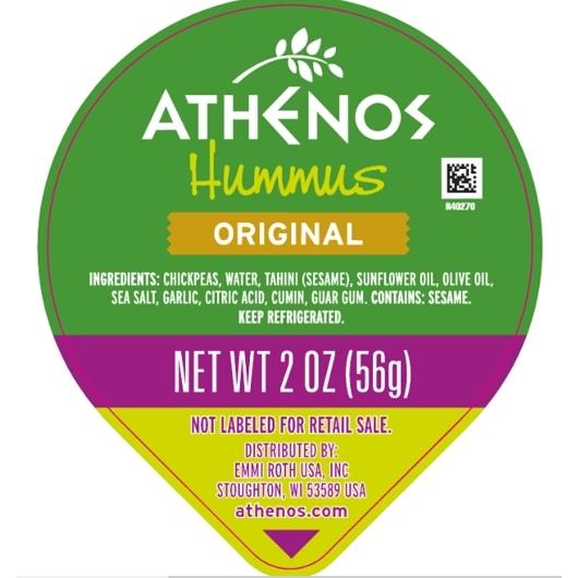 Athenos Original Hummus, 2 Ounce -- 48 per case
