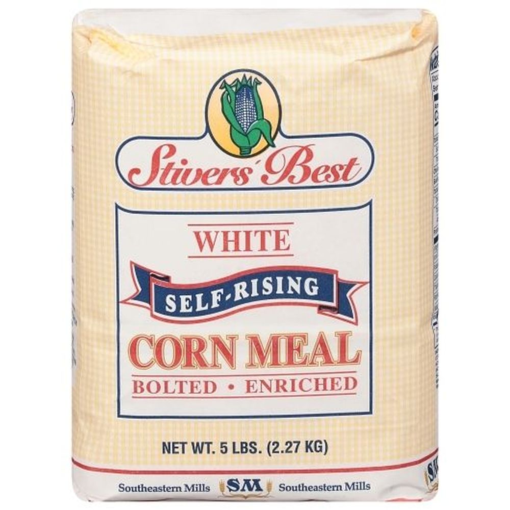 Stivers Best Bolted Enriched Self Rising White Corn Meal, 5 Pound -- 8 ...