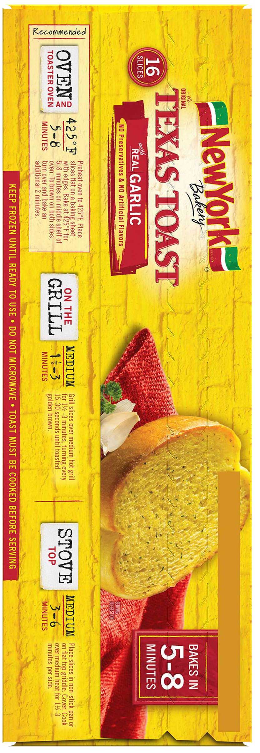 New York Bakery Texas Toast Bread - Club Pack, 22.5 Ounce -- 6 per case