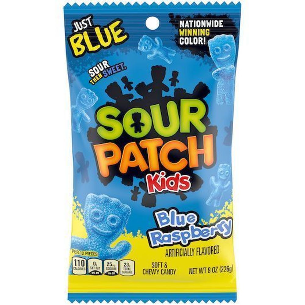 Sour Patch Kids Blue Raspberry Gummy Candy | FoodServiceDirect