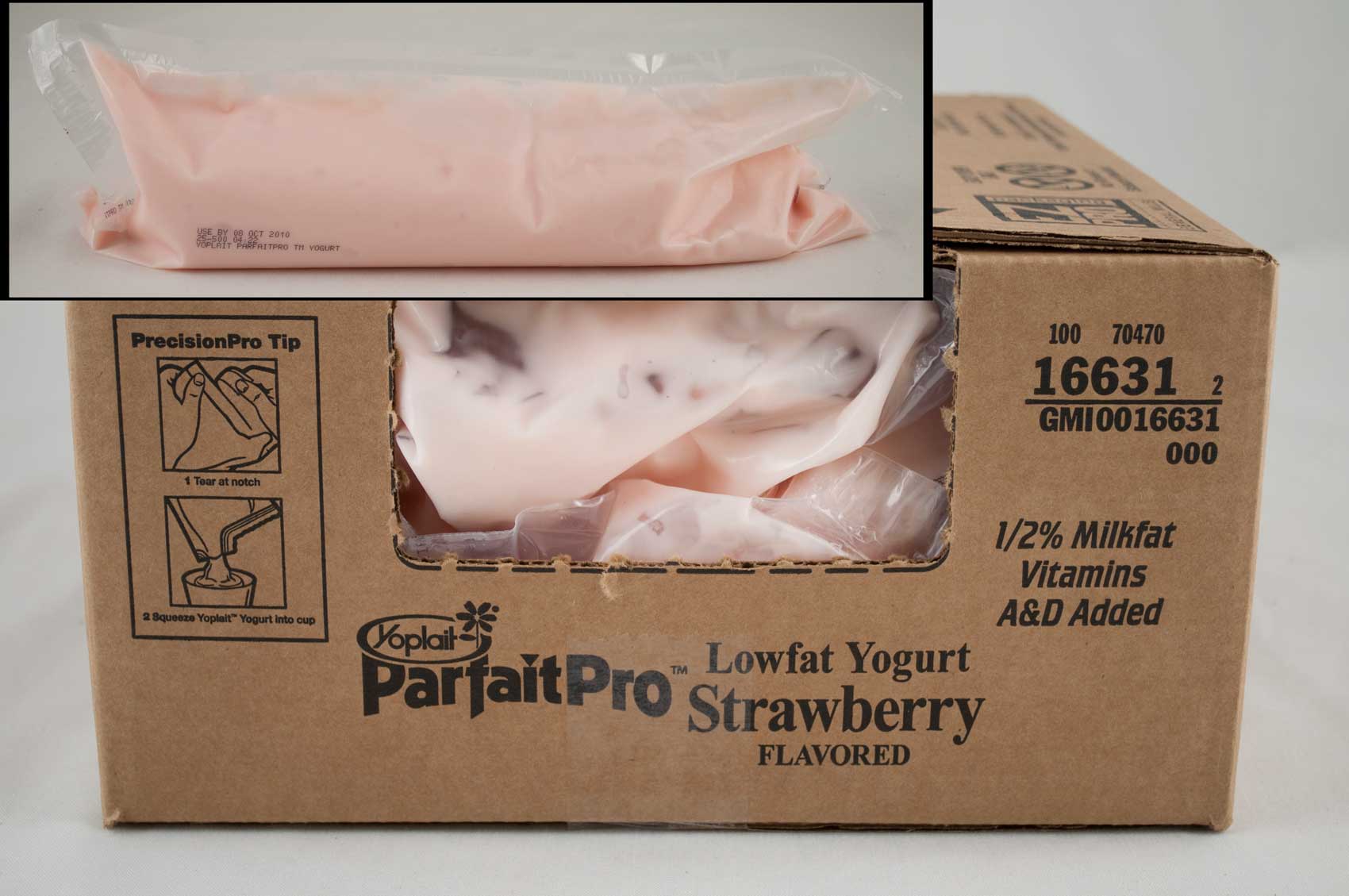 Yoplait ParfaitPro Low Fat Strawberry Yogurt, 64 Ounce -- 6 per case ...