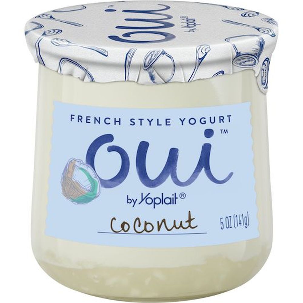 Oui Coconut French Style Yogurt, 5 Ounce -- 8 per case