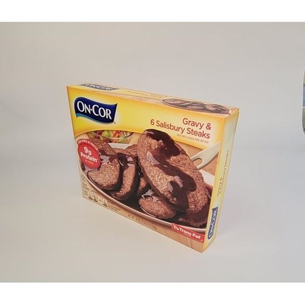 On Cor Salisbury Steaks with Gravy, 28 Ounce -- 6 per case