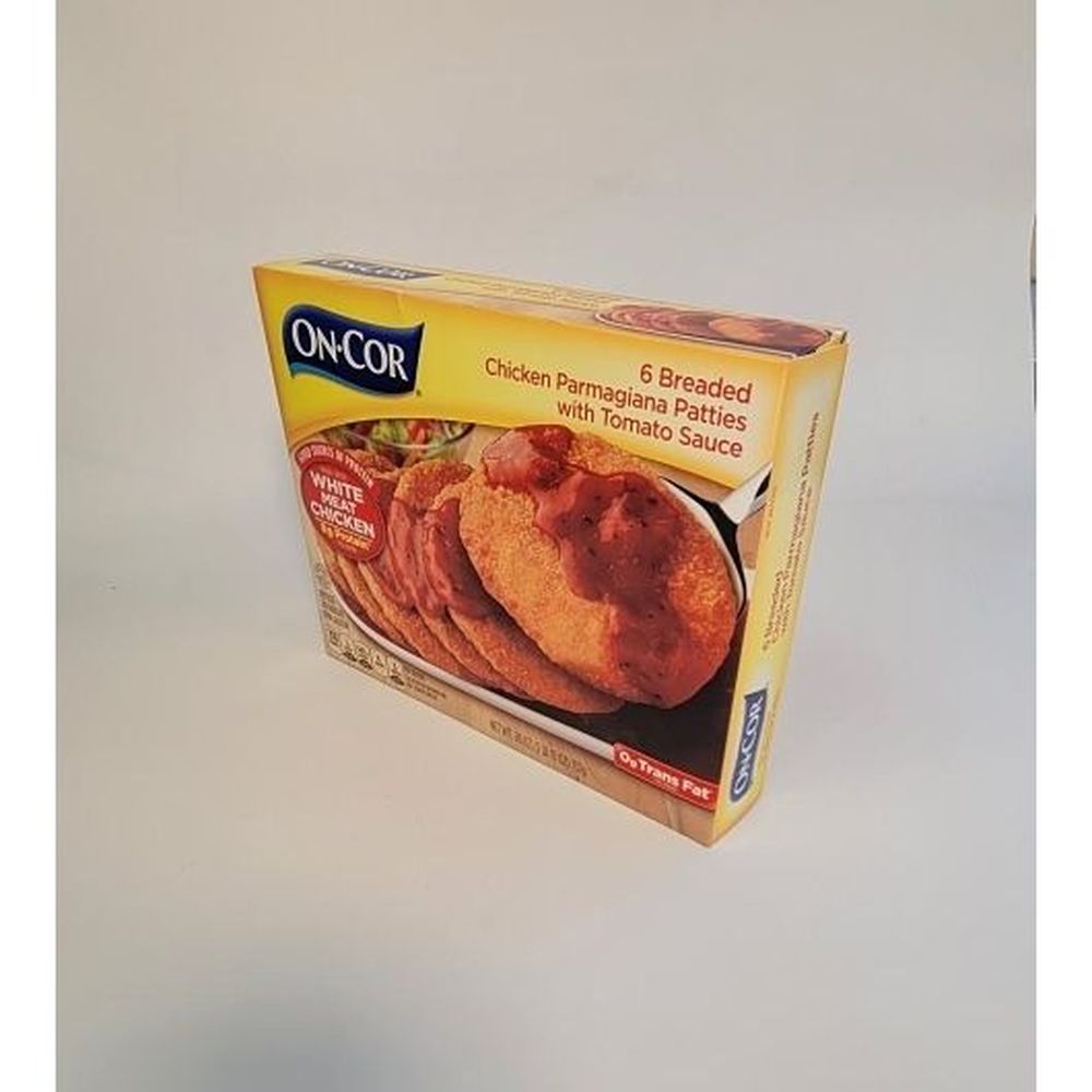 On Cor Breaded Chicken Parmagiana Patties with Tomato Sauce, 26 Ounce ...