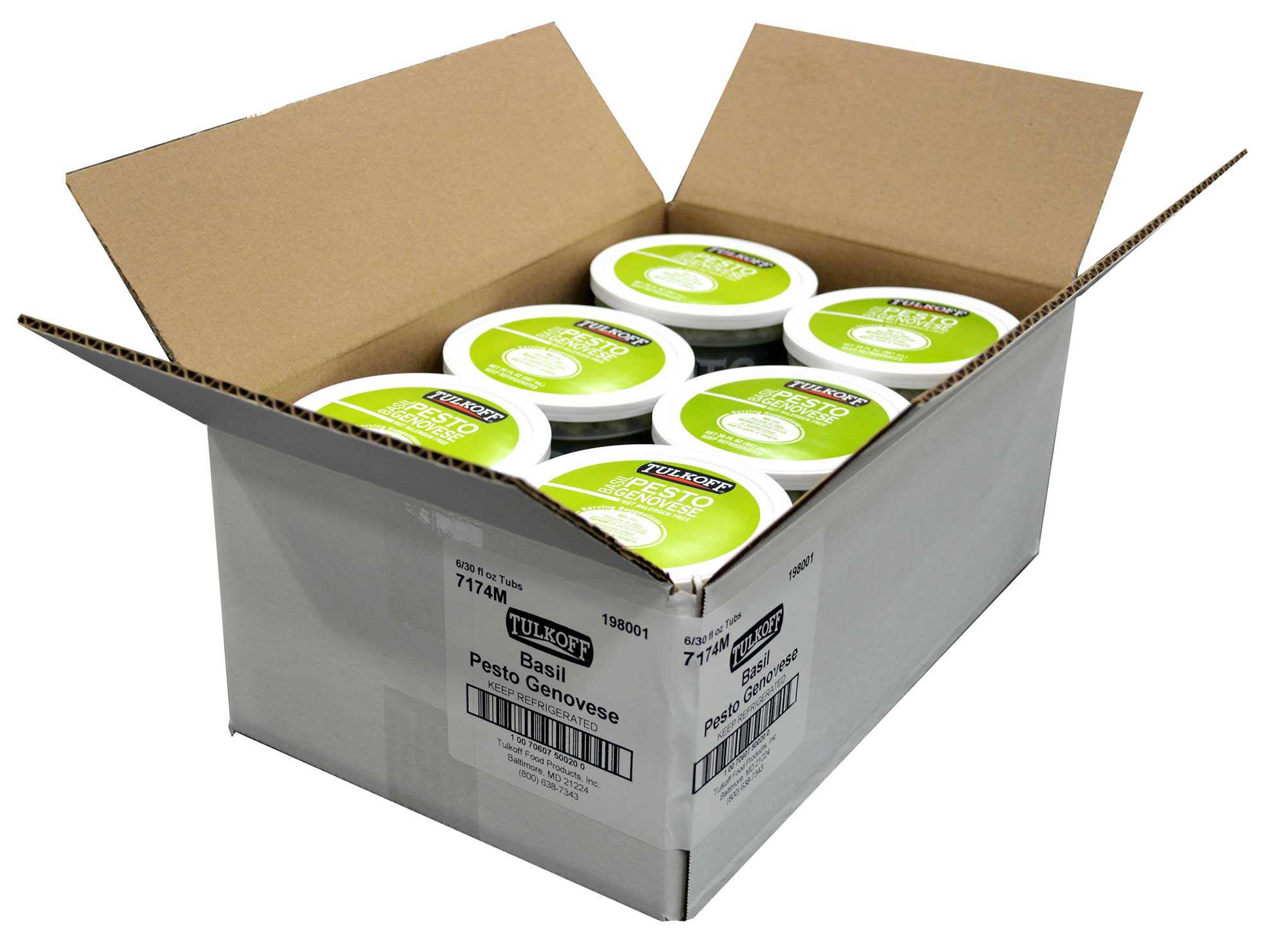 Tulkoff Genovese Pesto Sauces, 30 fl ounces-- 6 per case ...