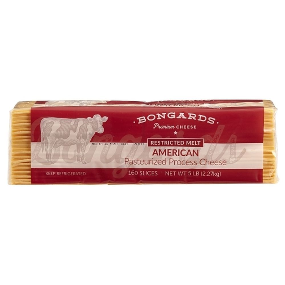 Bongards Yellow Restricted Melt Pasteurized Process American Cheese ...