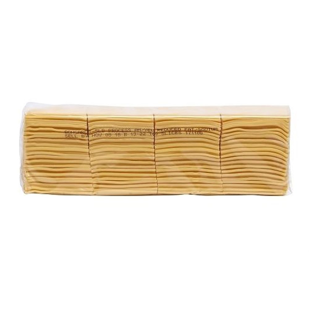 Bongards Yellow Reduced Fat and Sodium Processed American Cheese Slice ...