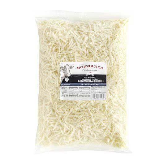 Bongards Low Moisture Part Skim Mozzarella Feather Cheese Shred ...