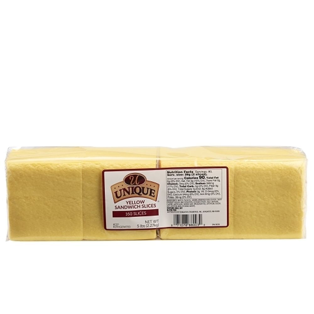 Unique Yellow Sandwich Cheese Slice Case | FoodServiceDirect