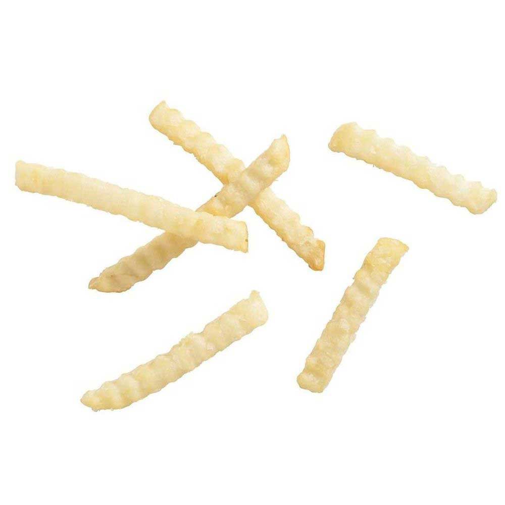 Simplot Conquest Clear Coated Crinkle Cut Fries Case | FoodServiceDirect