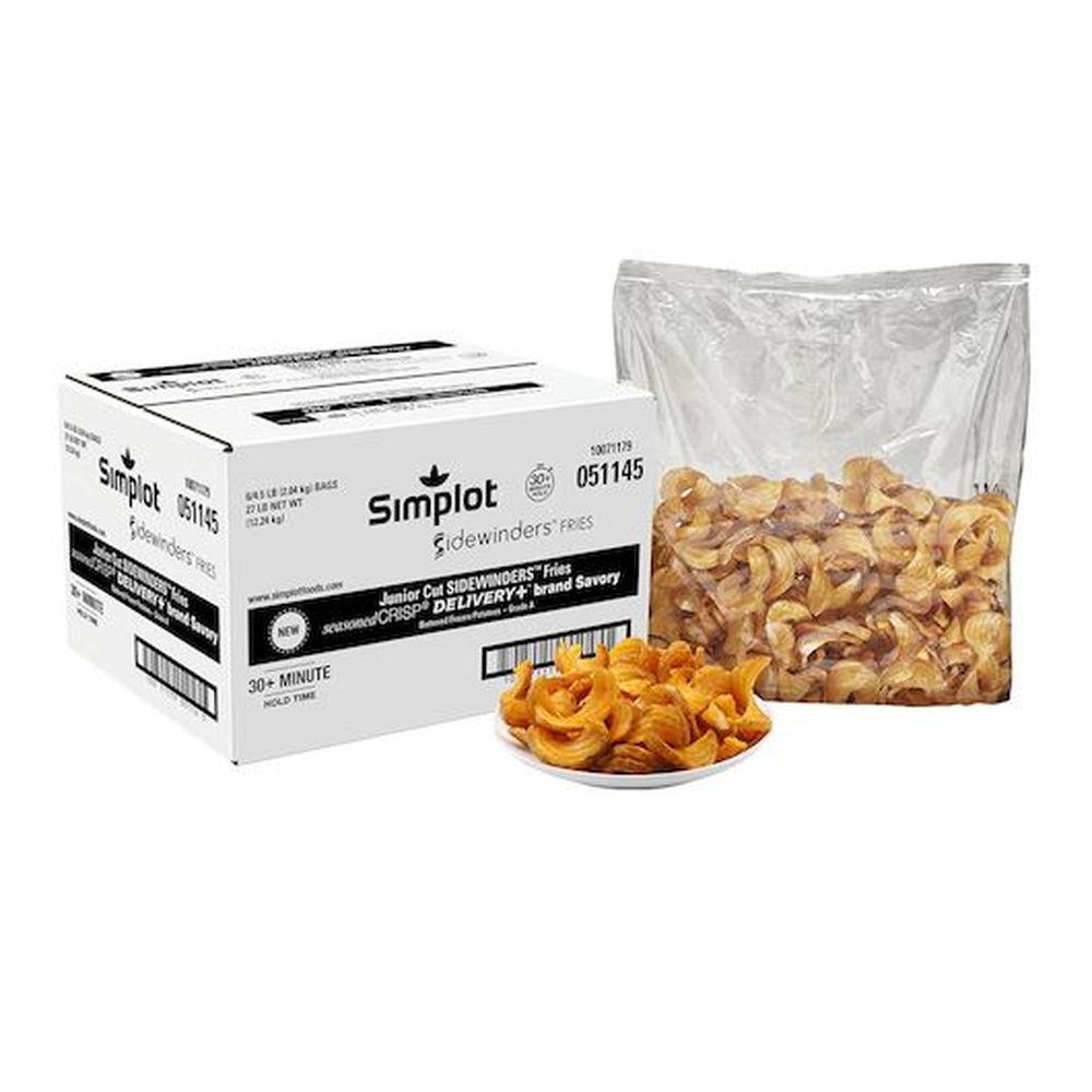 Simplot Seasonedcrisp Sidewinders Potato Fries Case | FoodServiceDirect