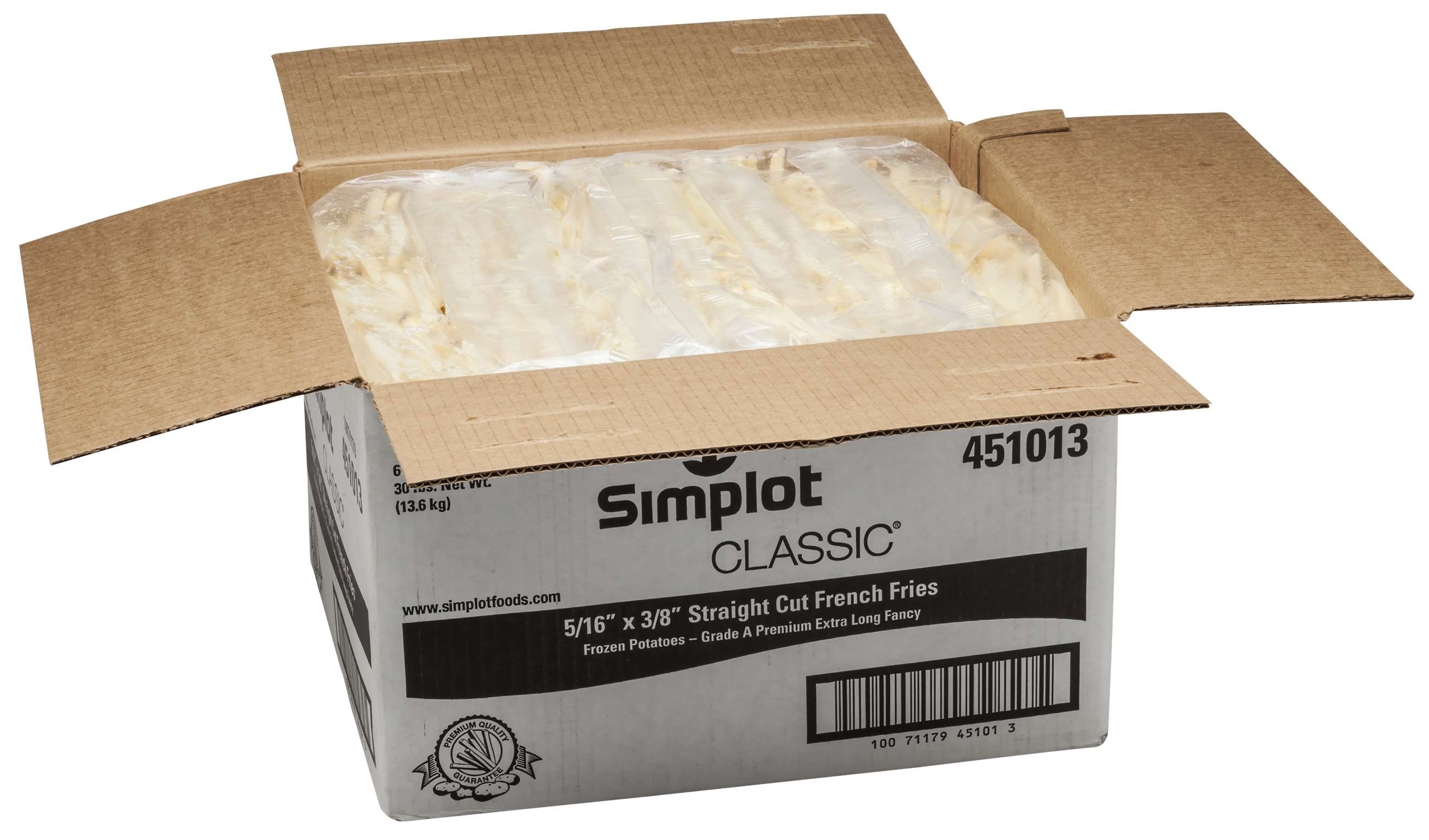 Simplot Classic Thin Straight Cut Potato French Fry, 5 Pound -- 6 per case