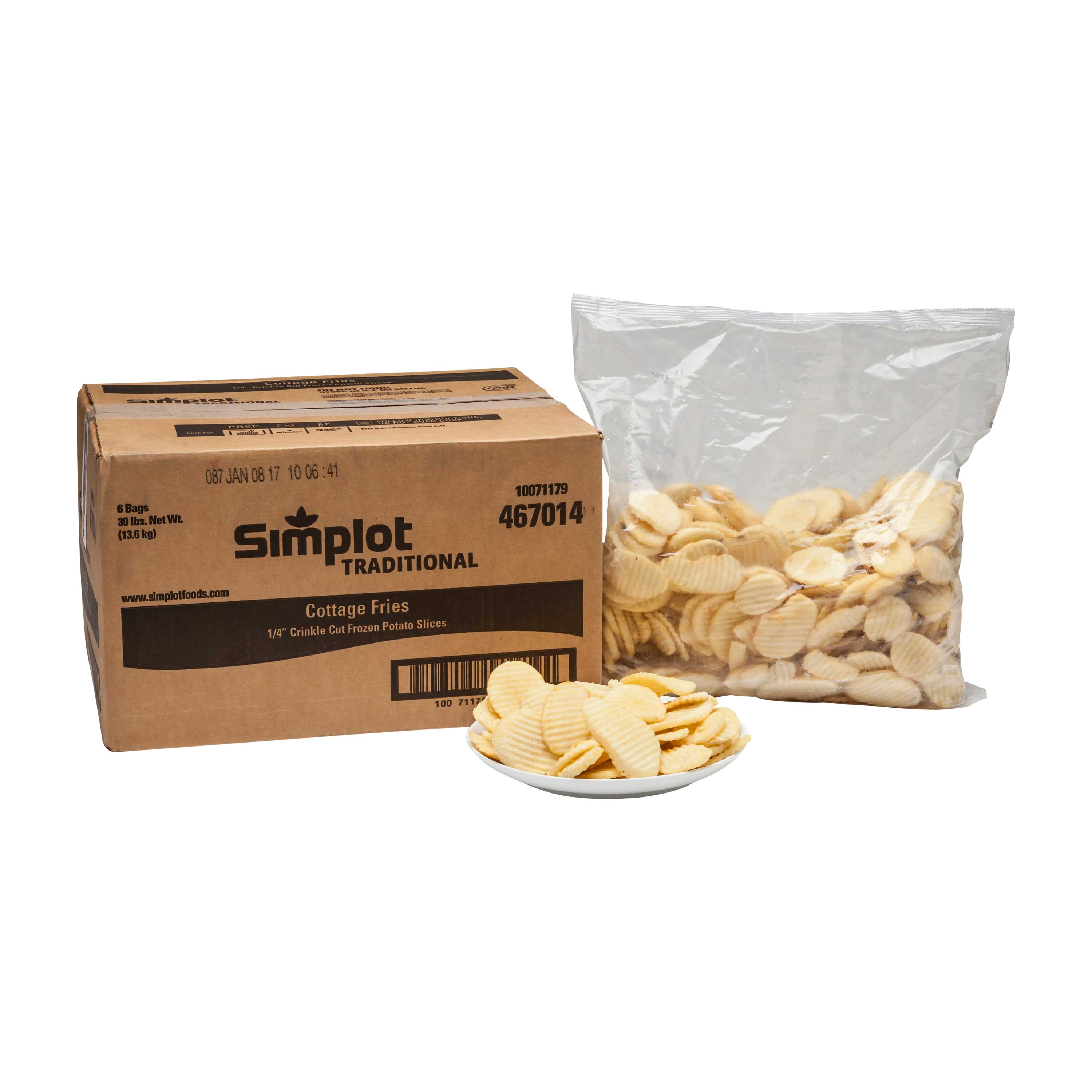 Simplot Traditional Cottage Fries Case