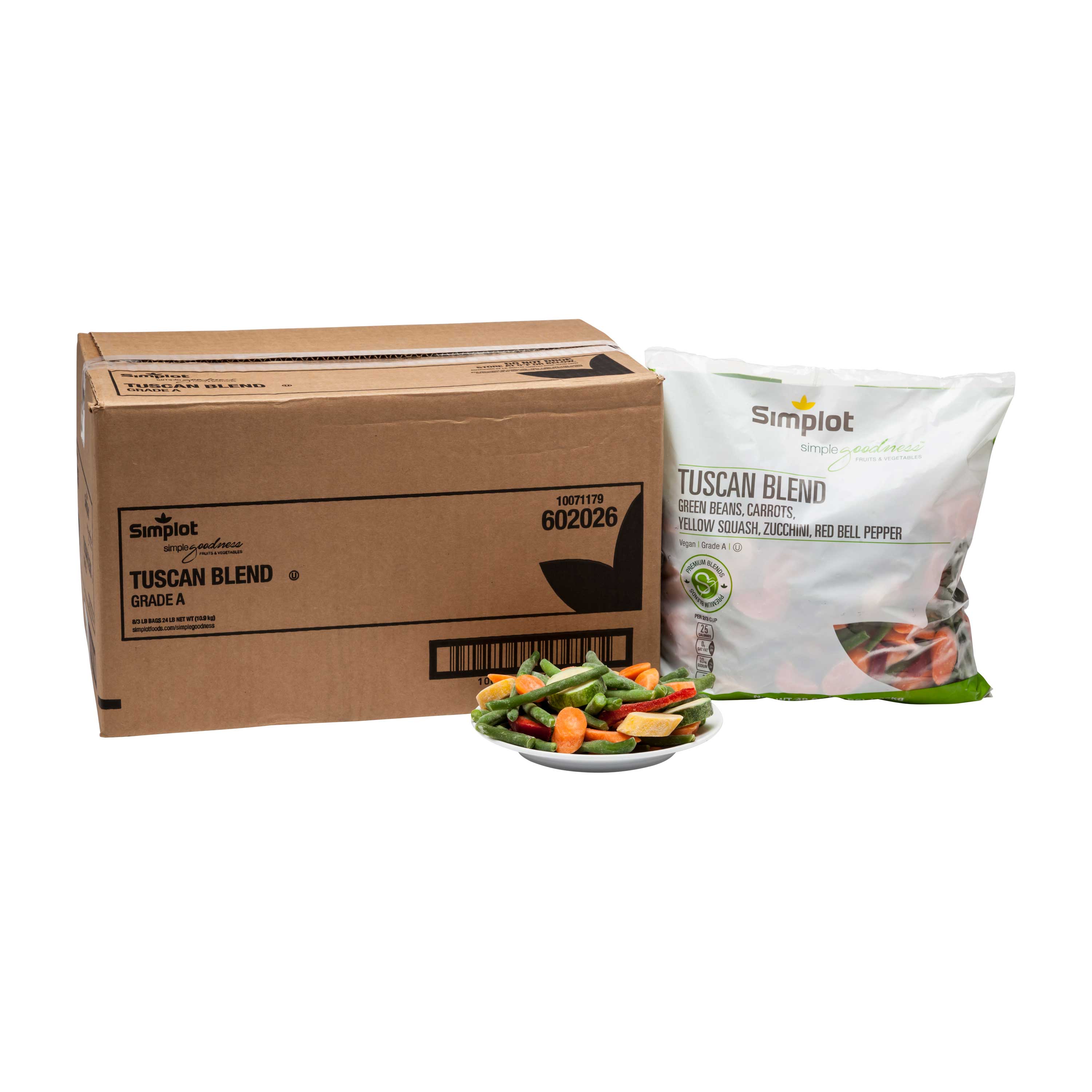 Simplot Tuscan Vegetable Blend Case | FoodServiceDirect