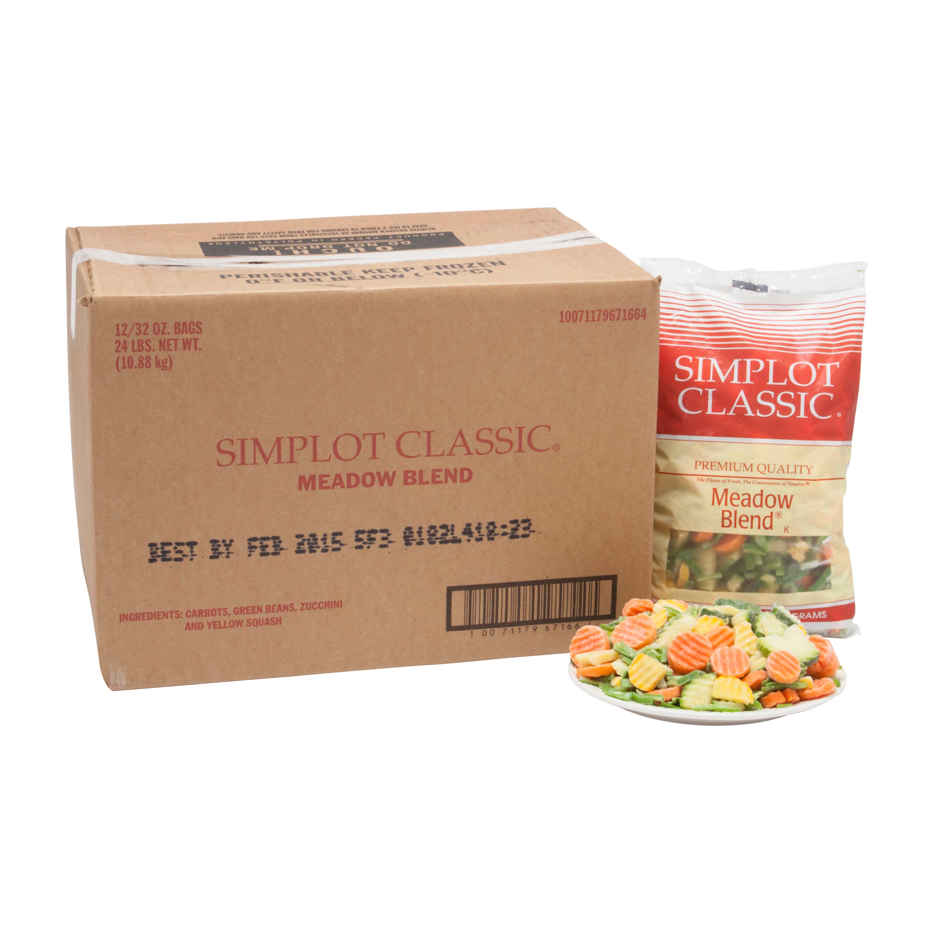 Simplot Meadow Vegetable Blend - 32 oz. package, 12 packages per case ...