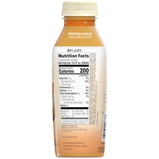 Bolthouse Farms Mango Pineapple Colada, 450 mL -- 6 per case