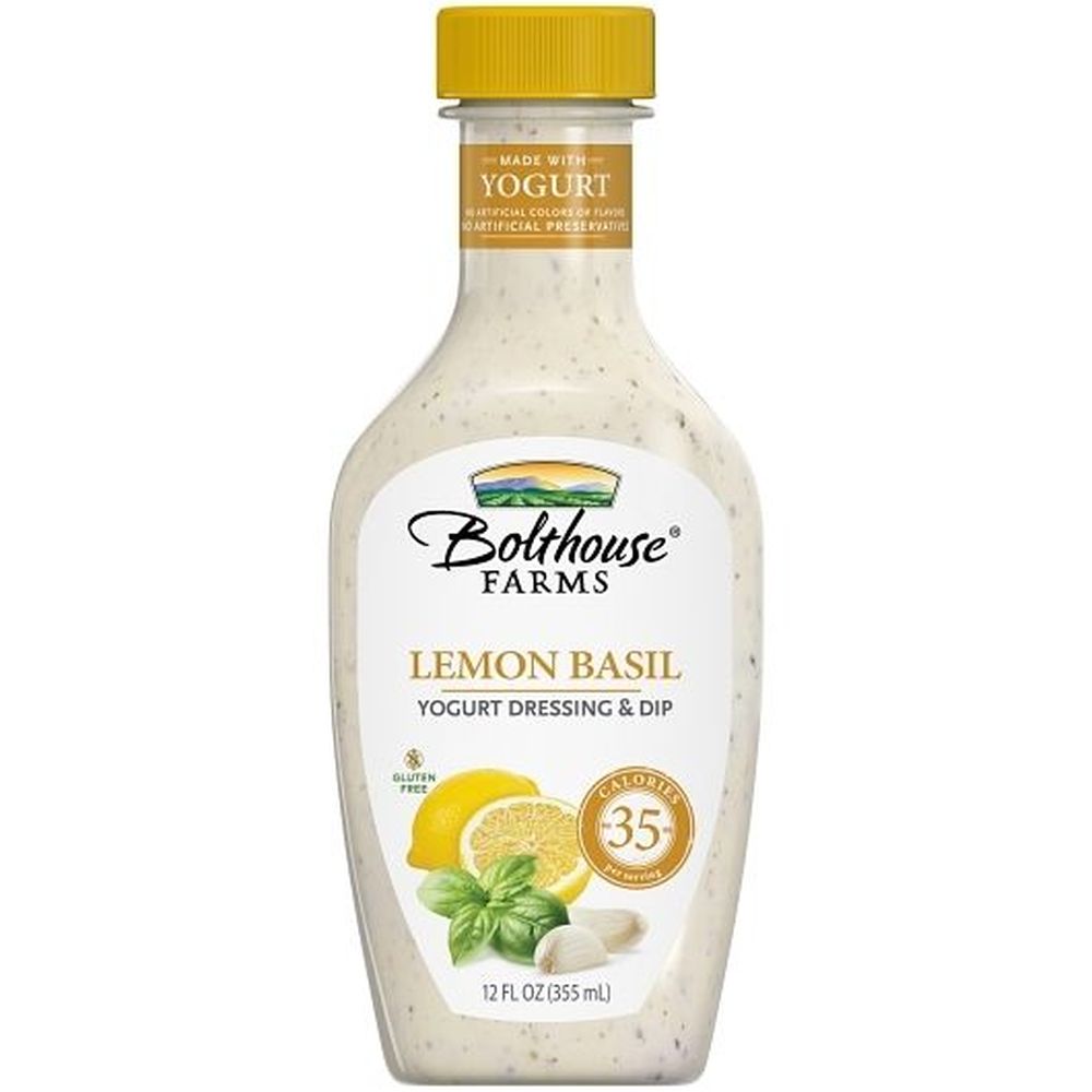Bolthouse Farms Lemon Basil Dressing, 12 Fluid Ounce Bottle -- 6 per case