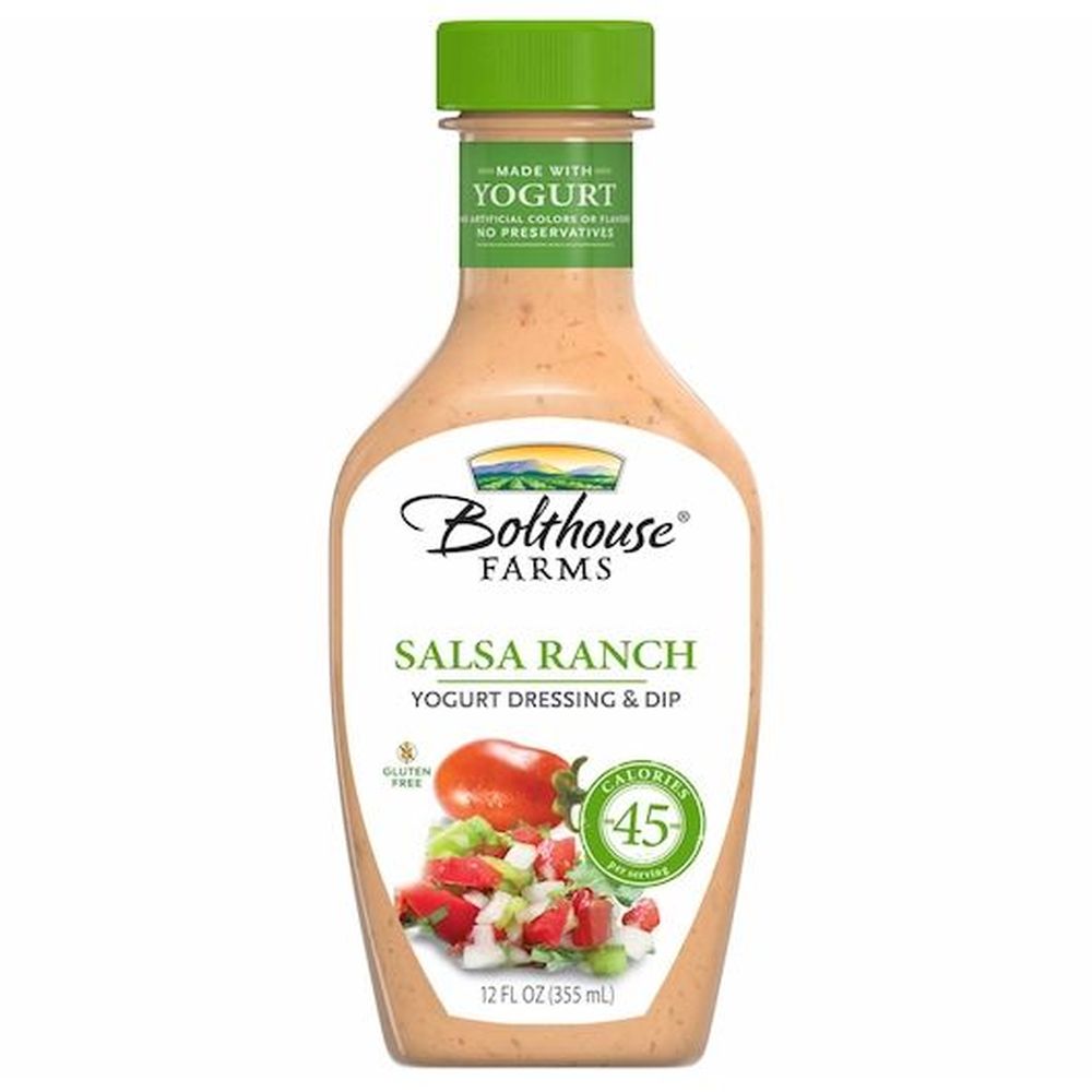 Tattooed Chef Salsa Ranch Yogurt Dressing, 12 Fluid Ounce -- 6 per case