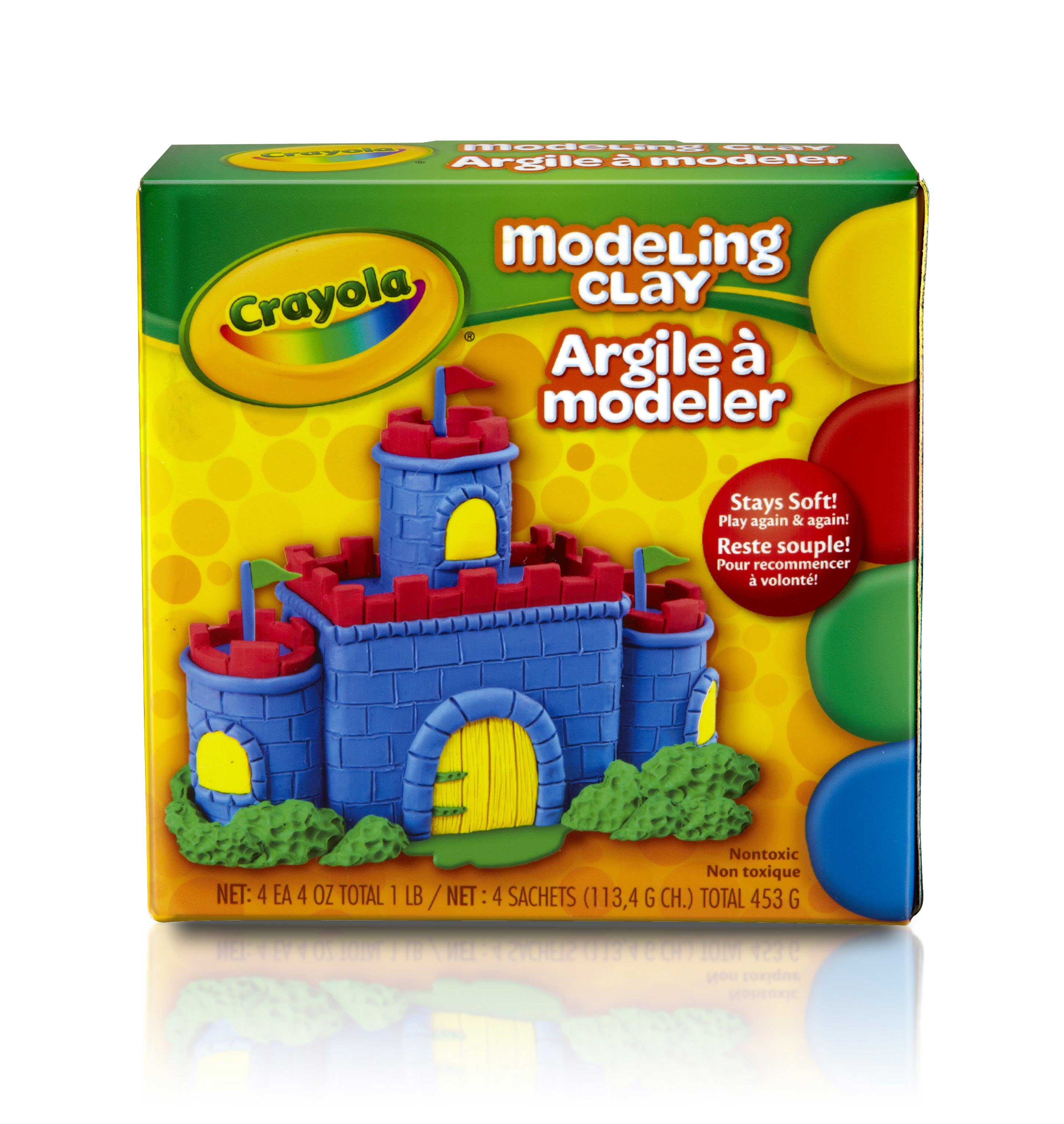 Crayola Oil Based Modeling Clay -- 12 per case.